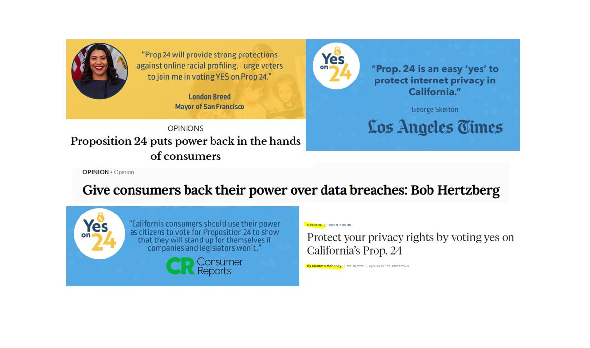 Blog on Prop 24 | Blog on Privacy